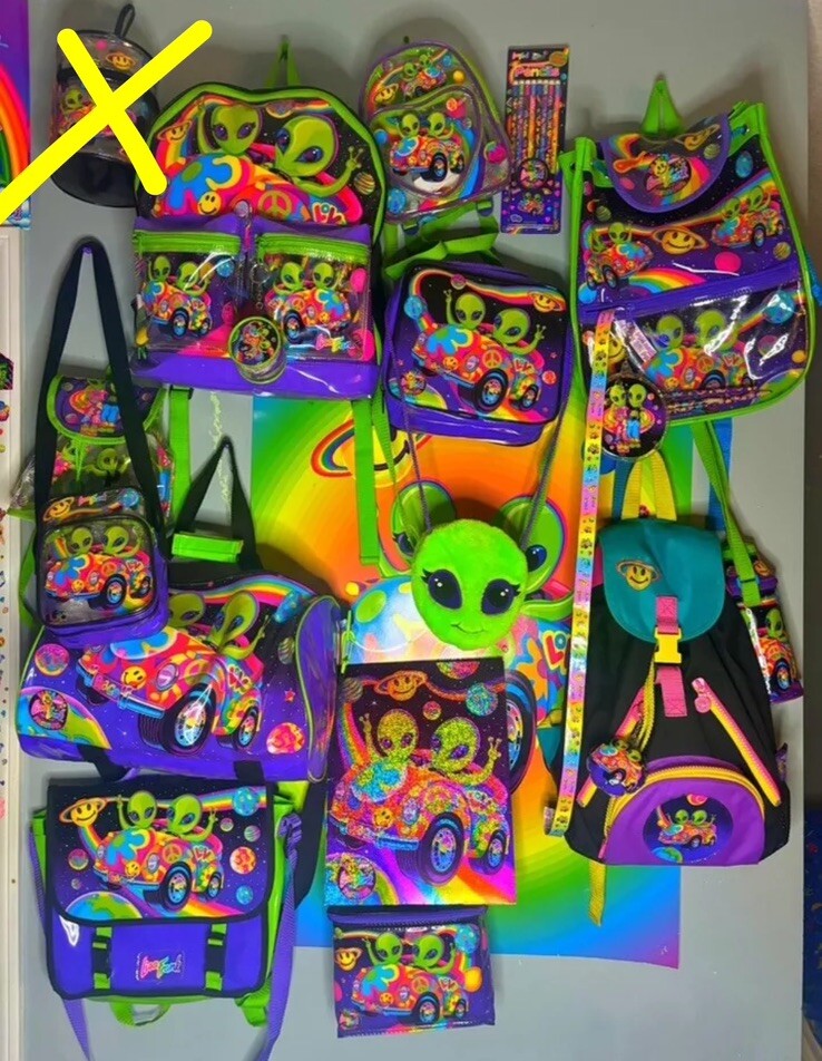 The Vintage Lisa Frank Aliens Zoomer Zorbit Collection | eBay