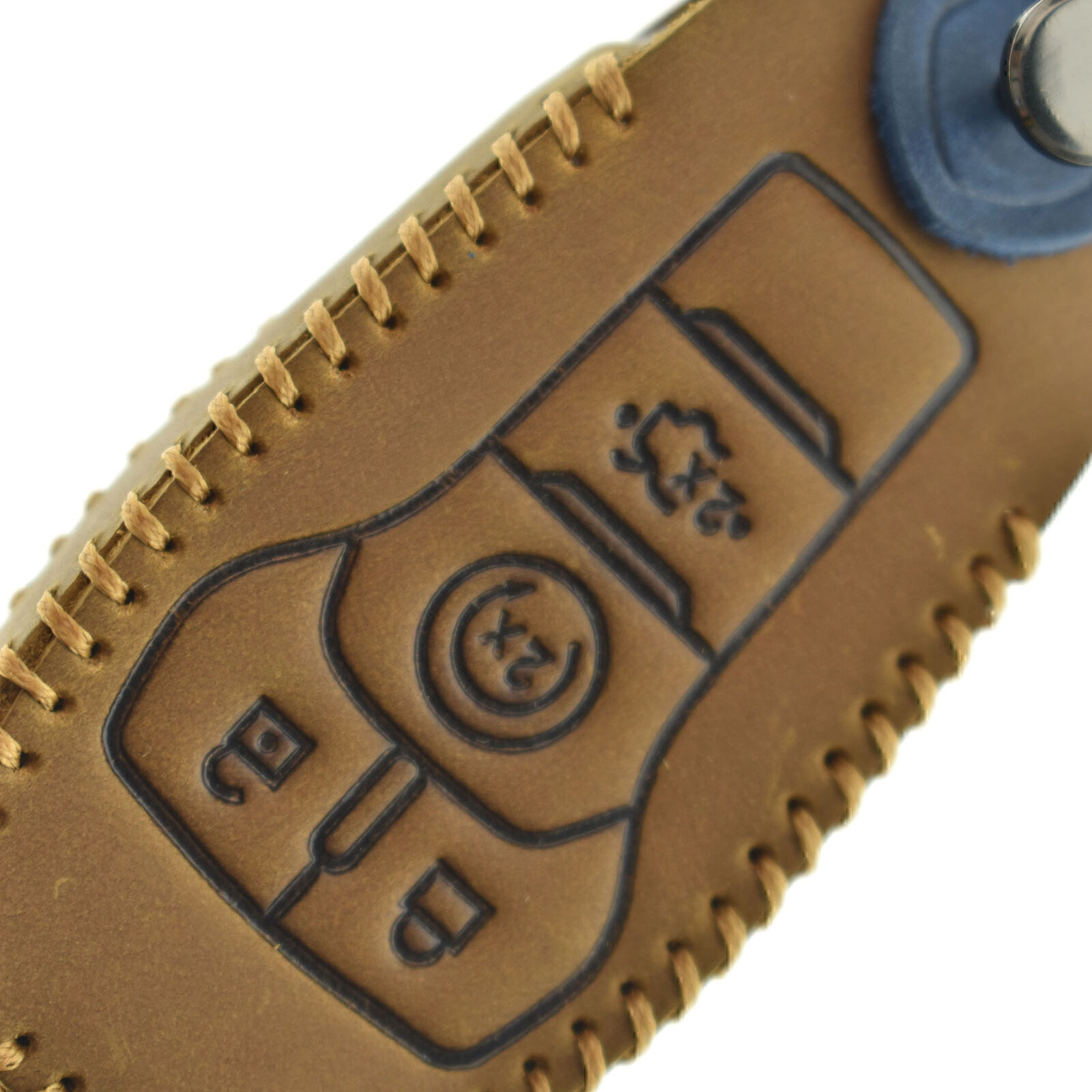 Retro Leather Car Key Case Case Cover For Ford Lincoln MKZ MKC MKX ...