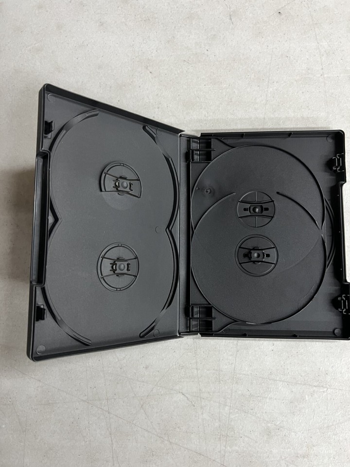 Black DVD 5-Disc Replacement Case 14mm Premium Movie Storage Case | eBay