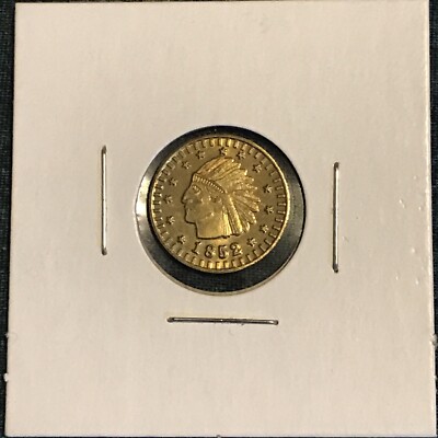 1852 California Gold Token Uncirculated | eBay