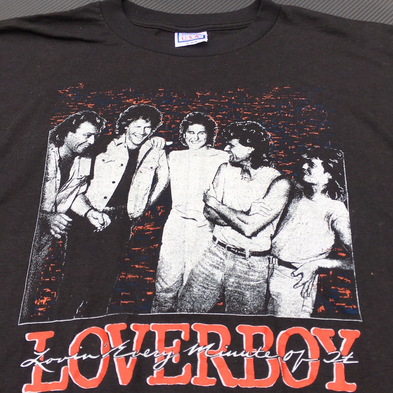LOVERBOY TOUR '86 🦋 Vintage Tee Loving Ever Minute Of It My Shirt USA ...