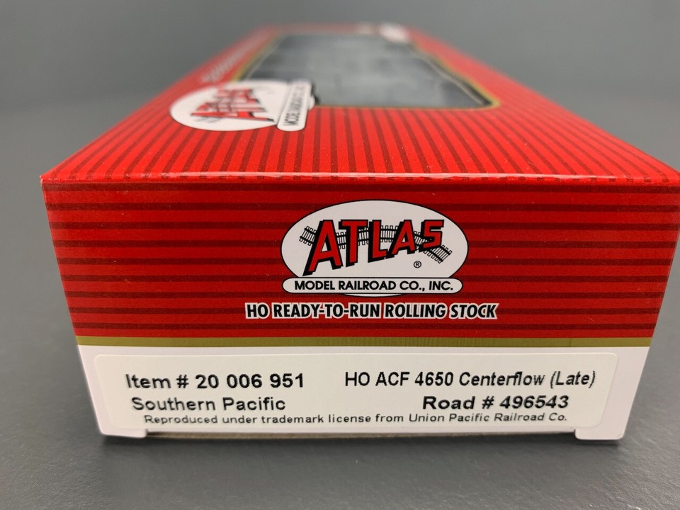 HO Atlas ACF 4650 Centerflow Hopper (Late) Southern Pacific #496543 ...