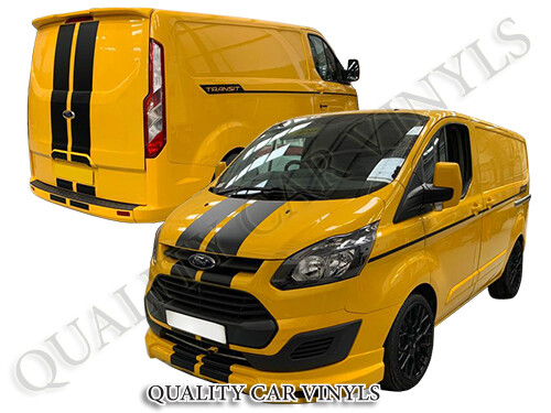 Transit custom racing stripes vinyl graphics decals stickers | eBay UK
