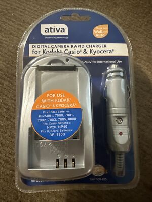 Ativa digital camera rapid charger Kodak Casio in Kyocera Brand New ...