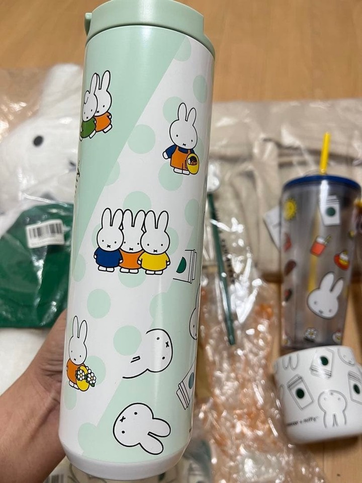Starbucks x Miffy Singapore Limited 9-Piece Dinnerware Set Cups ...