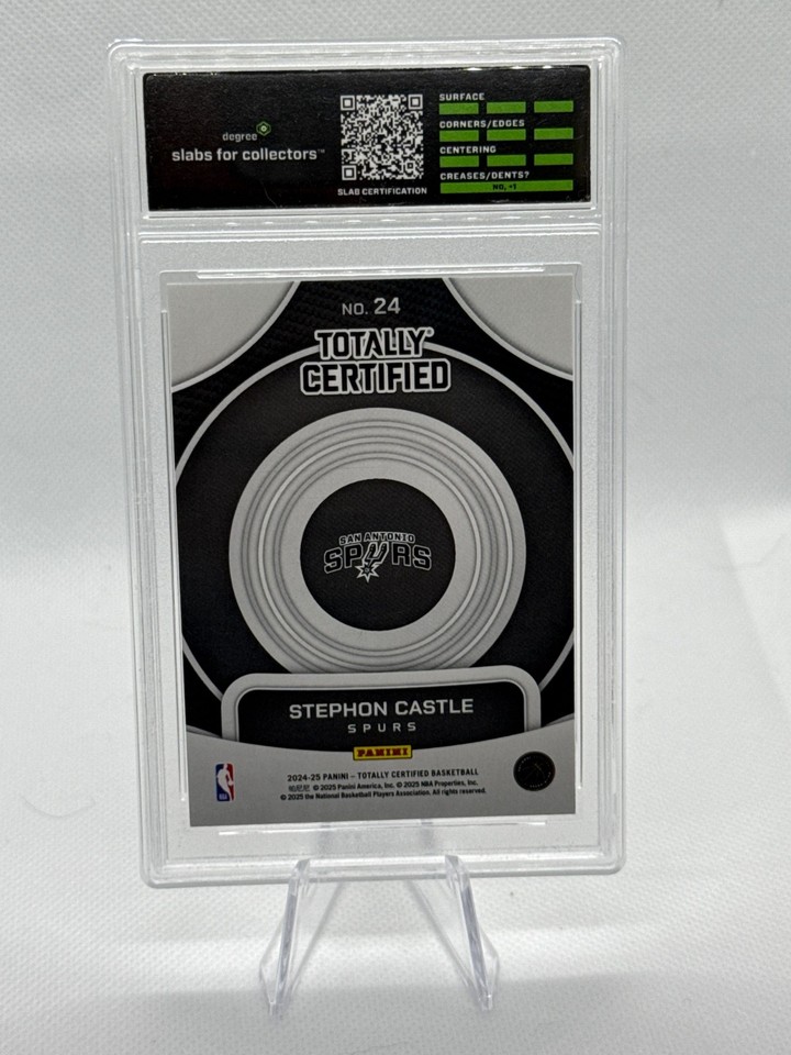 2024-25 Totally Certified - Stephen Castle (RC) On Target #24 - Spurs ...