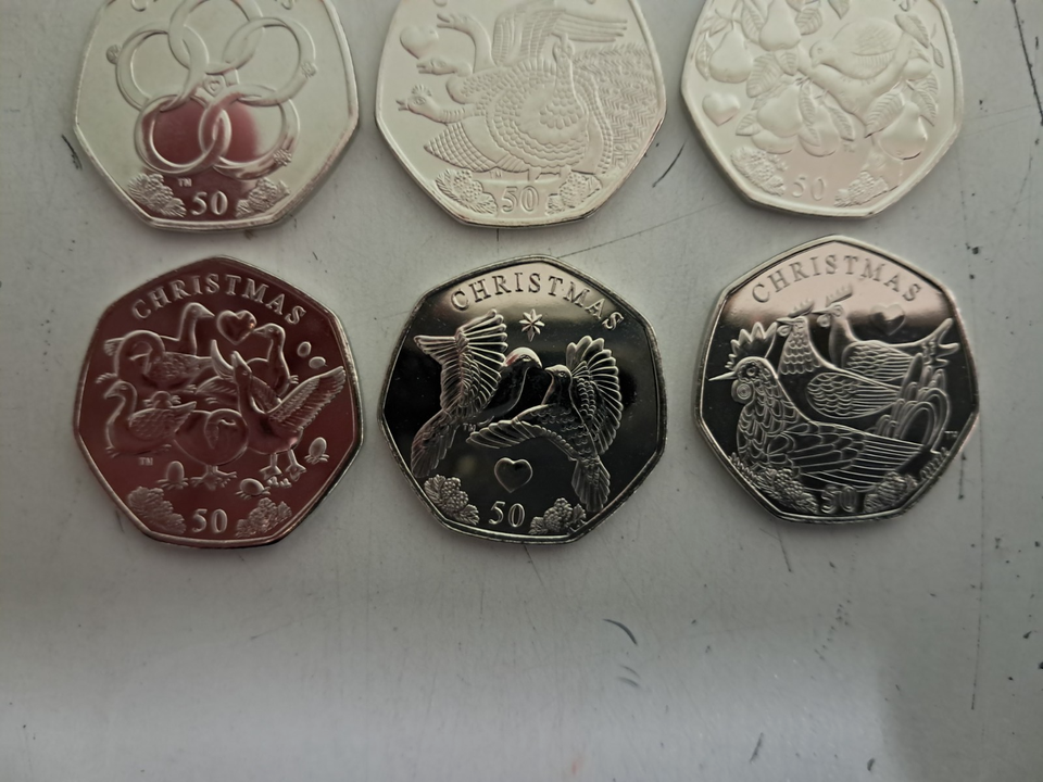 2025 ISLE OF MAN CHRISTMAS 50p COIN SET UNCIRCULATED iom manx man | eBay UK