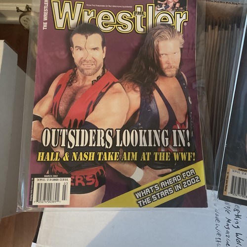 The Wrestler Magazine March 2002 Outsiders Kevin Nash Scott Hall WWF ...