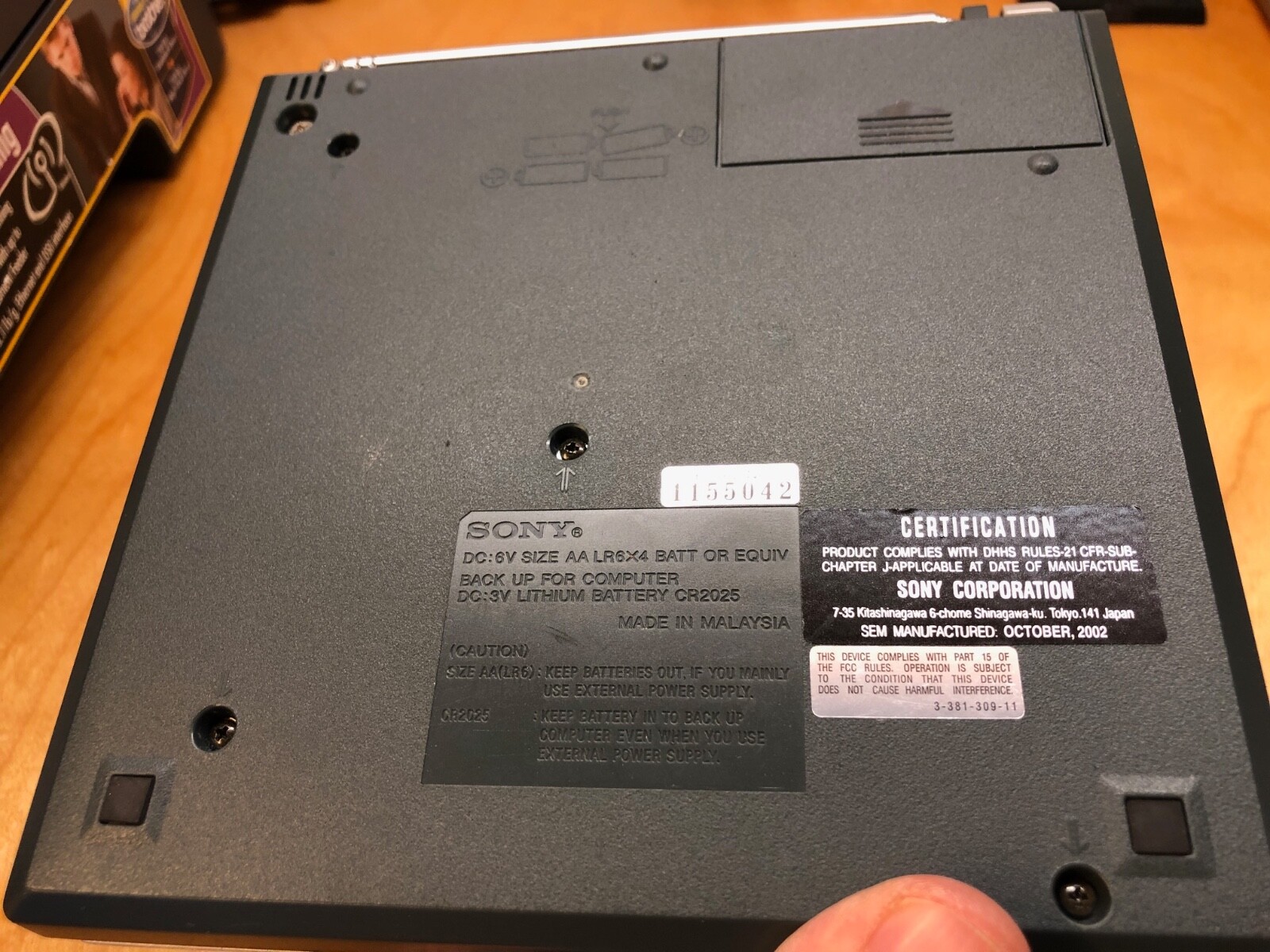 Sony ICF-CD2000 CD Clock Radio with FM/AM Radio and Backlit Display ...