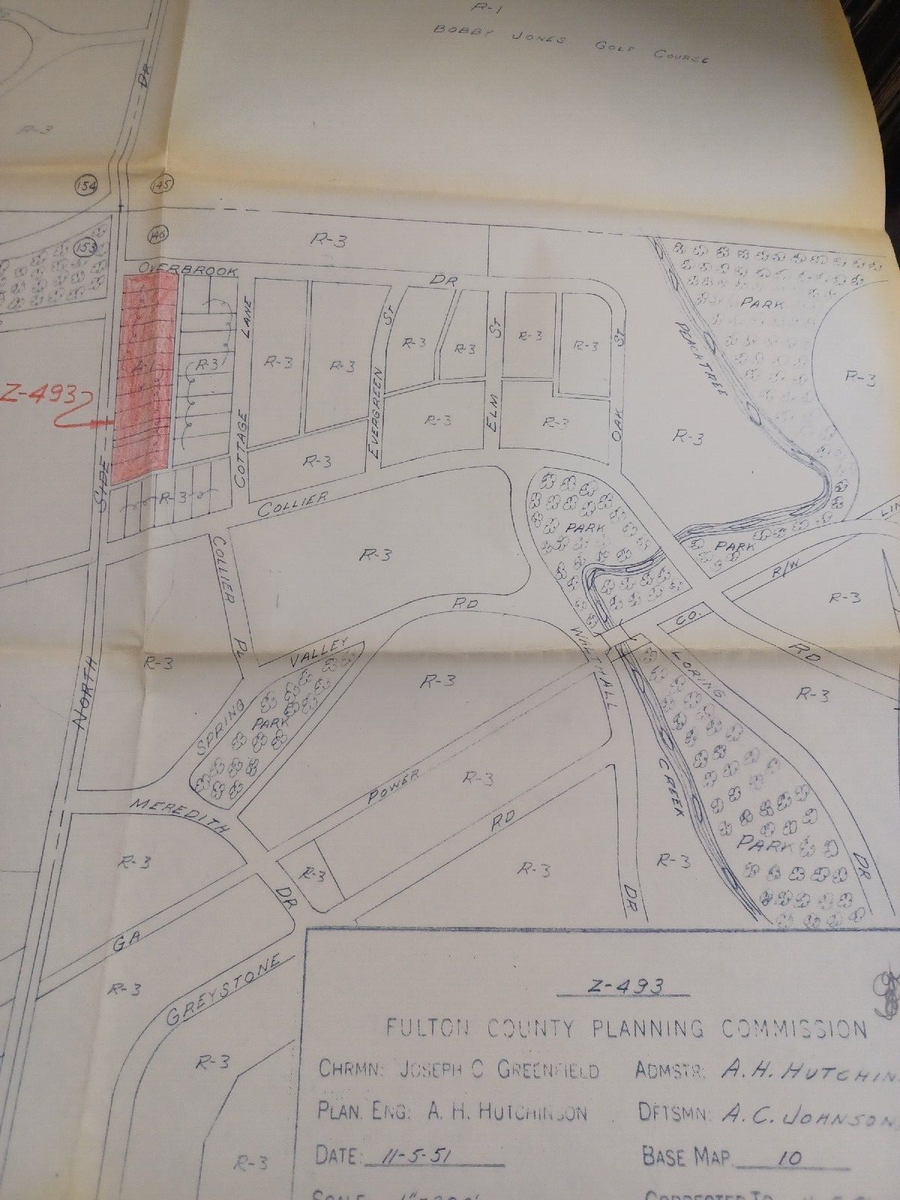Atlanta Area Golf Courses Map Northwest BeltLine Connector Tanyard