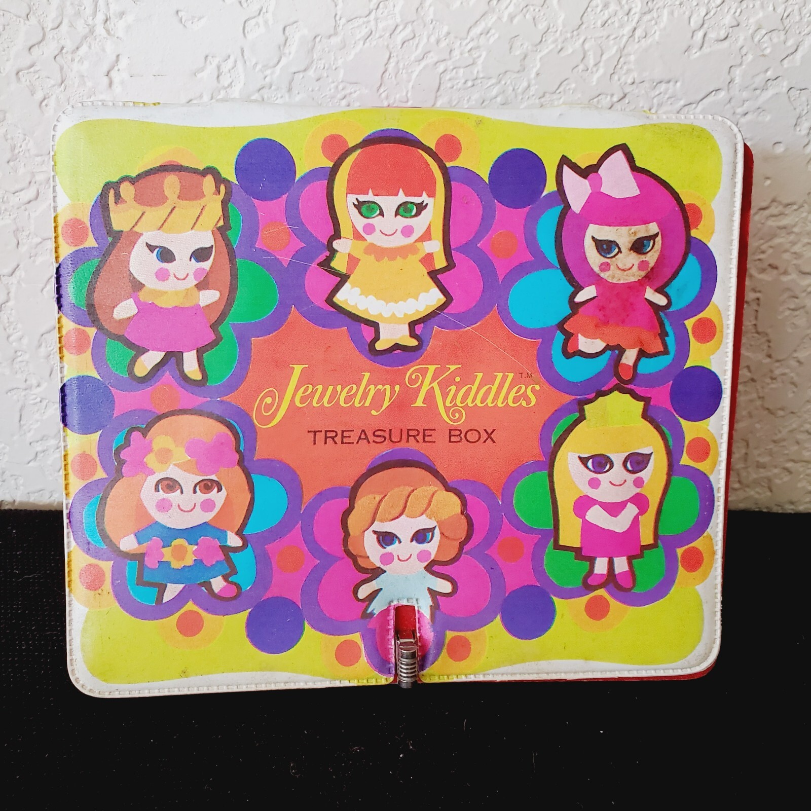 Vintage 1968 Mattel Jewelry Kiddles Treasure Box Case & Story Kin ...