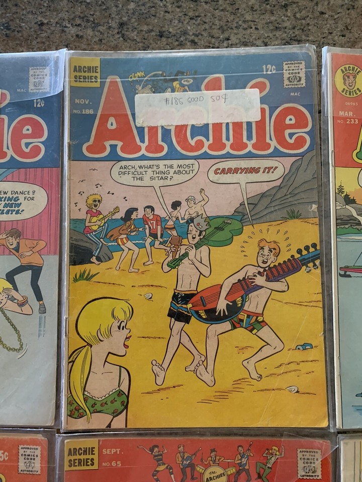 Archie Comics Life Archie & Archie And Me Lot Of 6 Old 12c 15c Comic ...