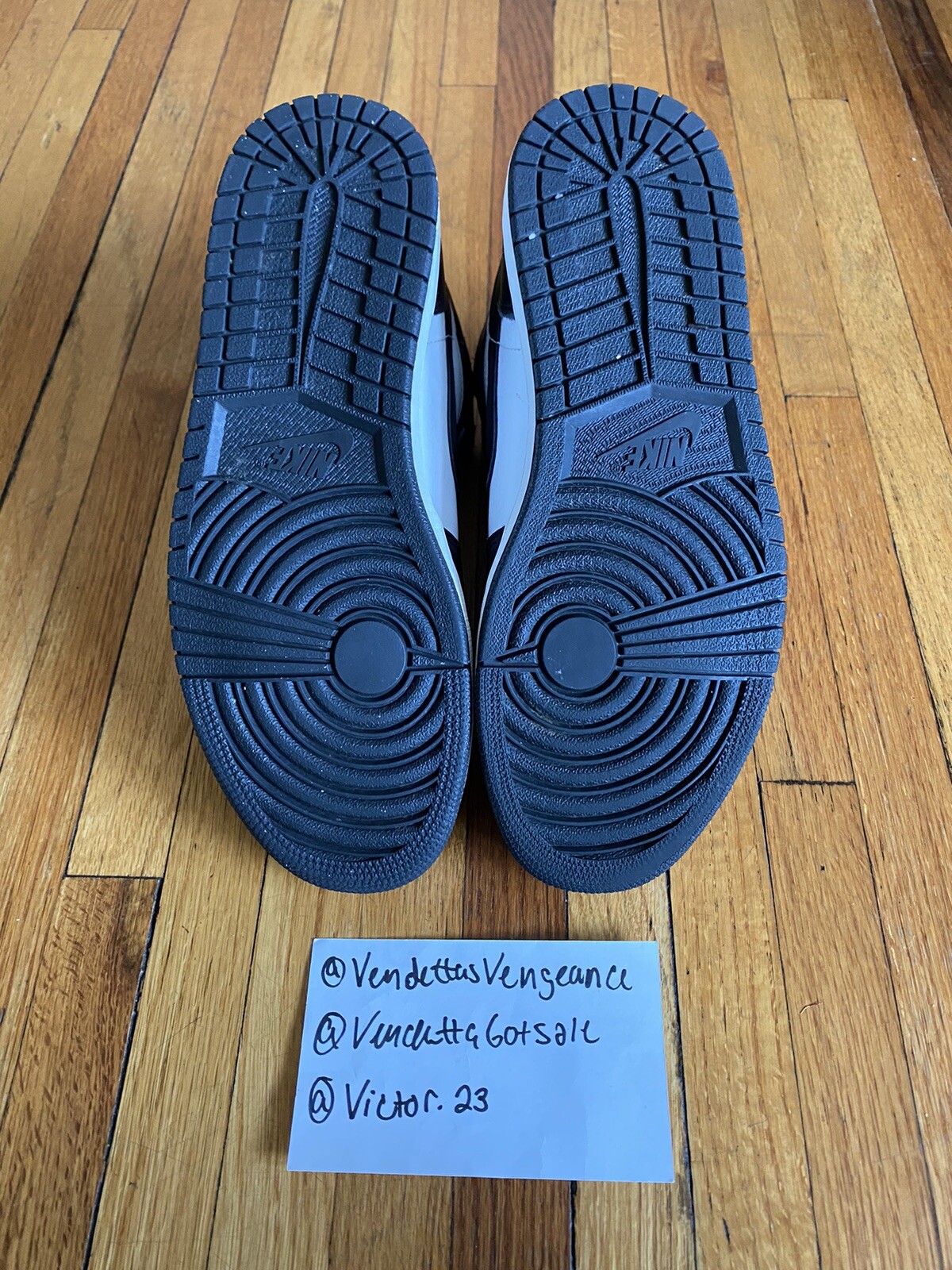 Air Jordan Retro 1 High OG Black White Nike Air Panda 2014 555088-010 ...