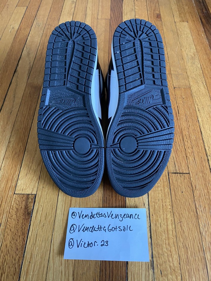 Air Jordan Retro 1 High OG Black White Nike Air Panda 2014 555088-010 ...