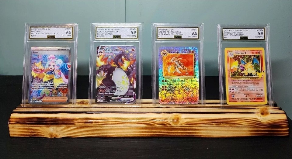 (1 stand) Tcg Display Card Stand *For Graded Slabs And Toploaders* PSA ...