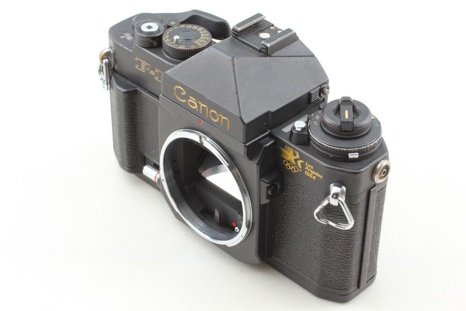 【Exce＋5】 Canon New F-1 1984 Los Angeles LA Olympic SLR film camera From ...