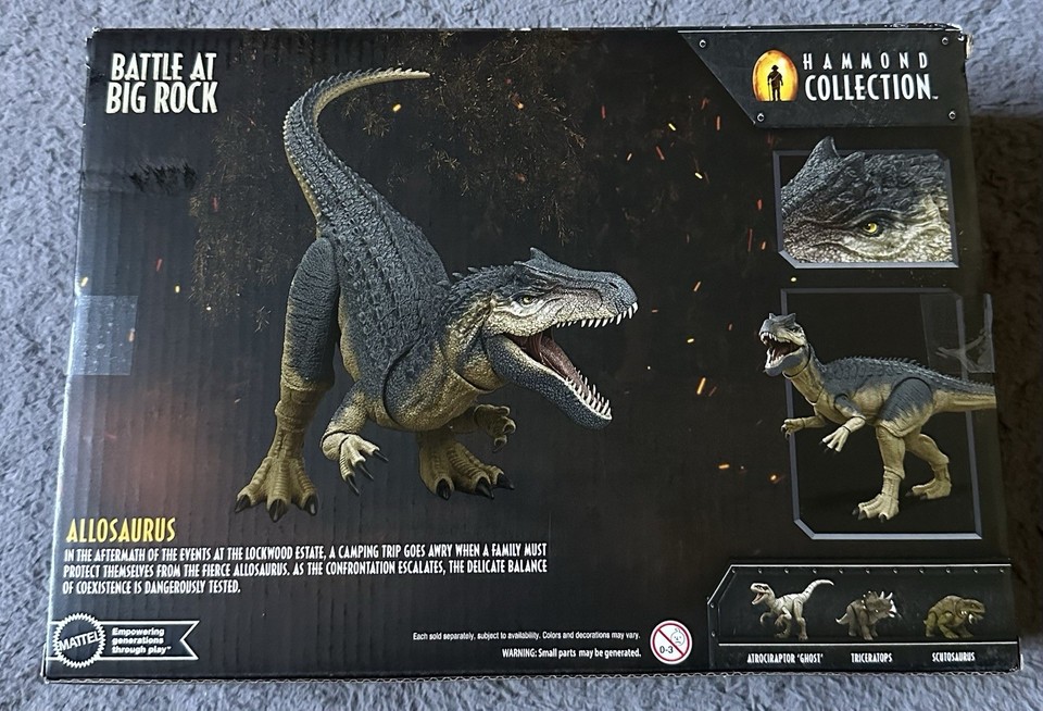 Mattel Jurassic World Hammond Collection Allosaurus | eBay
