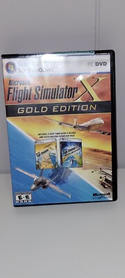 Microsoft Flight Simulator X Gold Edition (PC DVD, Windows, 2008 ...