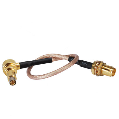8 inch RP-SMA Female to MS-156 Male RA Pigtail Coaxial RF MS156 Cable ...