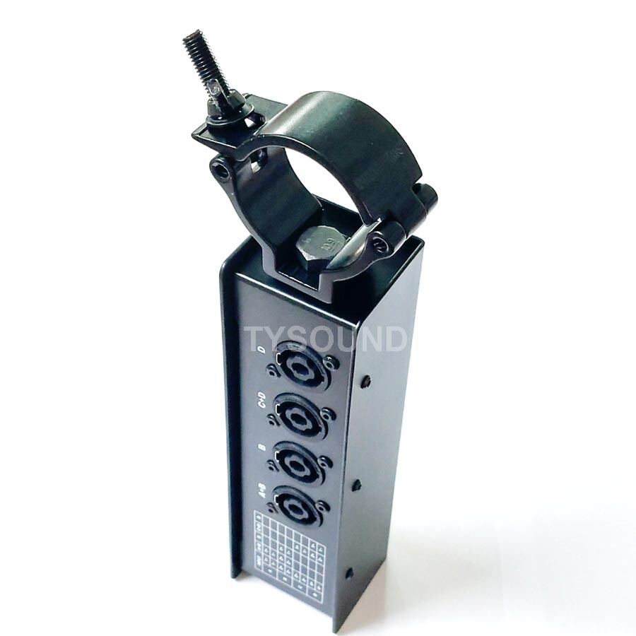 Speakon Splitter Junction Speakr Box 1x NL8 to 4x NL4 Array, Monitor ...