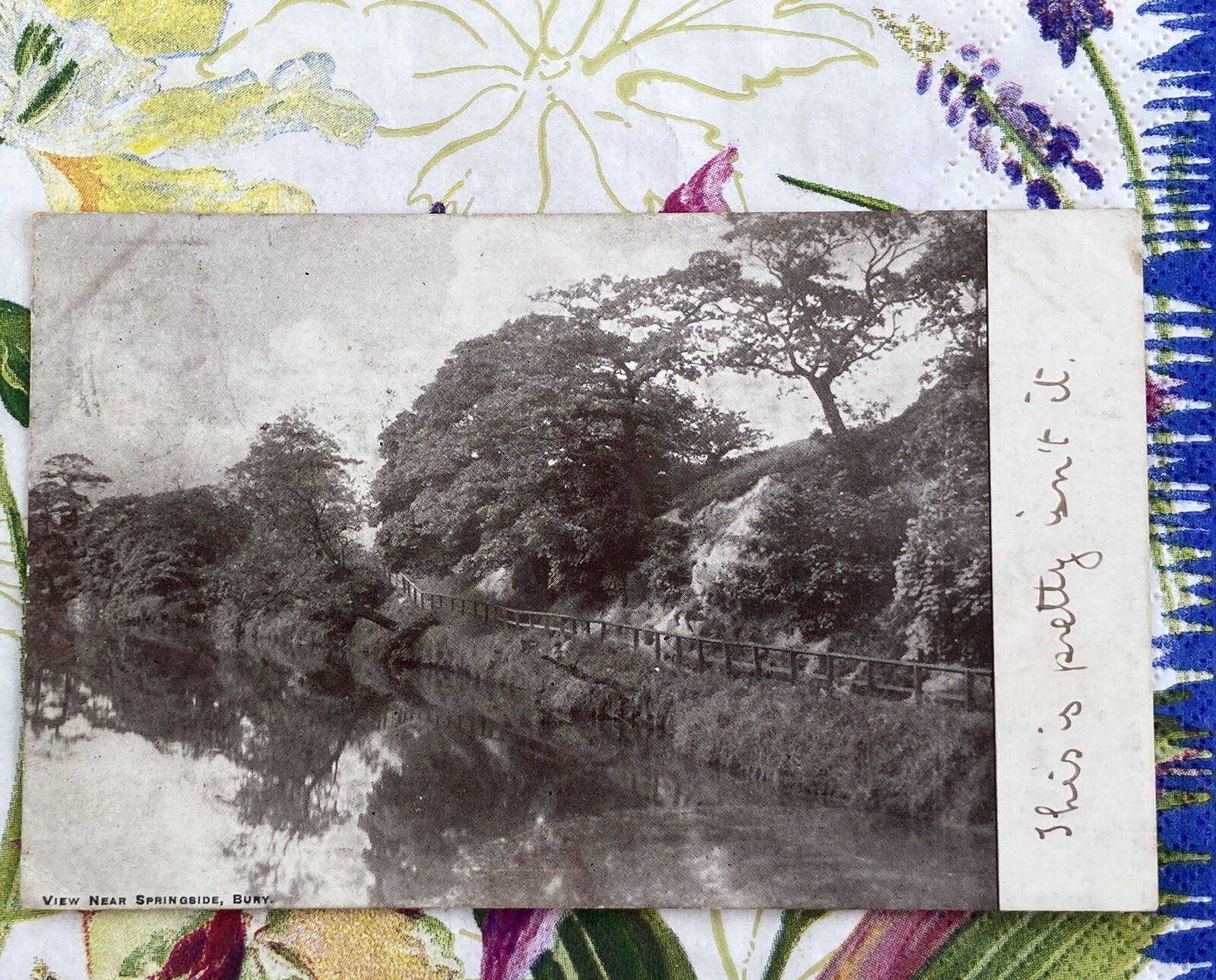 Old postcard of View near Springside , Bury, Lancs, | eBay UK