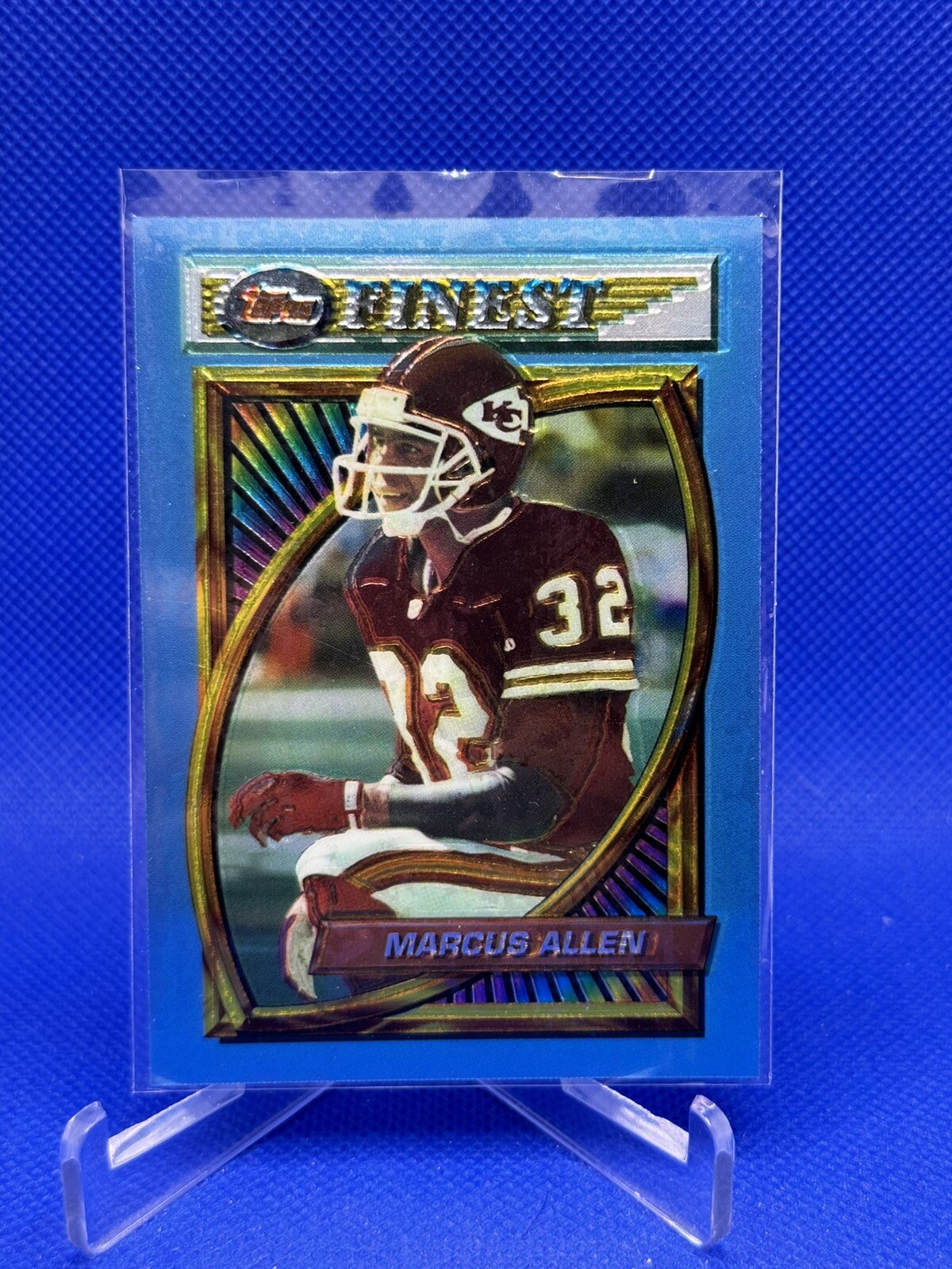 1994 Topps Finest Marcus Allen Near Mint or Better Kansas City Chiefs ...