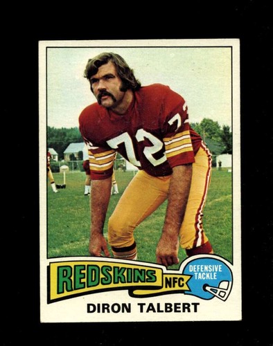 1975 TOPPS #106 DIRON TALBERT EX REDSKINS *PS3586 | eBay
