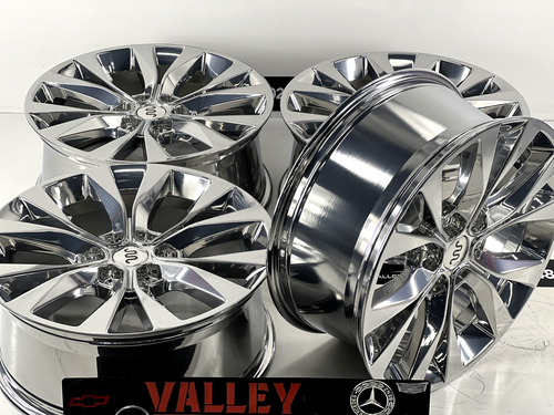 20" 4 FORD OEM F150K WHEELS RIMS No TIRES PVD CHROME ACTORY KING RANCH ...