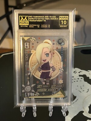 Ino Yamanaka NR-TR-050 Naruto Kayou Card - Tier3 Transparent TR - Mana ...