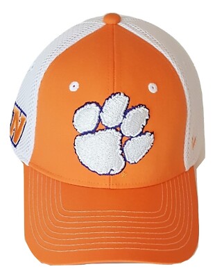 Zephyr Clemson Tigers Hat Mesh Back Stretch Fitted Cap M/L Size | eBay