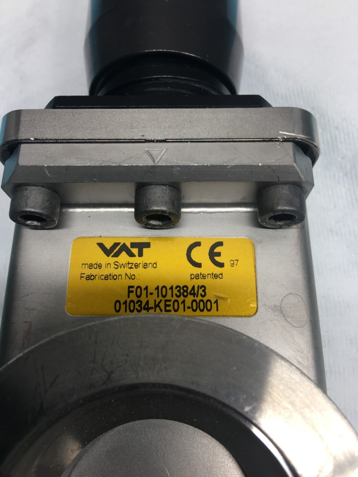 VAT 01034-KE01-0001/0213 F01-101384/3 GATE VALVE, 125569 | eBay