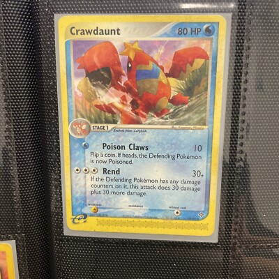 Pokémon TCG Crawdaunt EX Dragon 13/97 Regular Rare | eBay