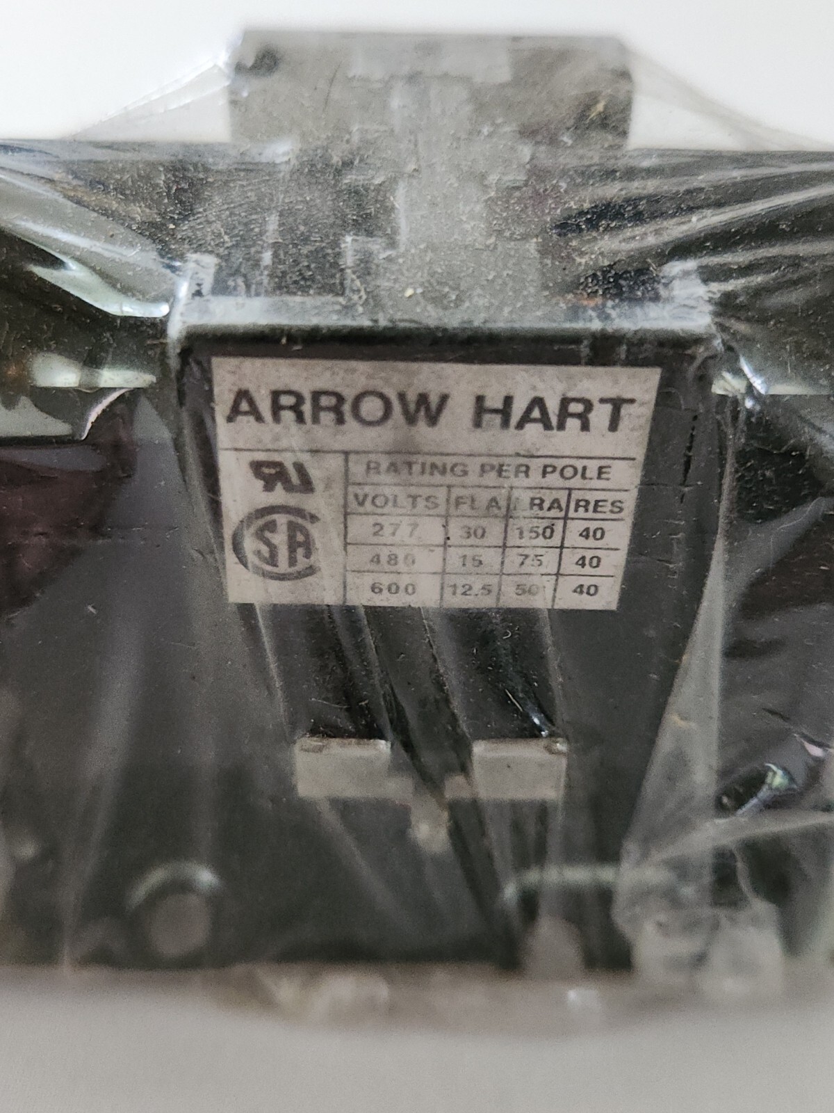Arrow Hart C302U10 Magnetic Contactor 30amp 2 Pole for sale online | eBay