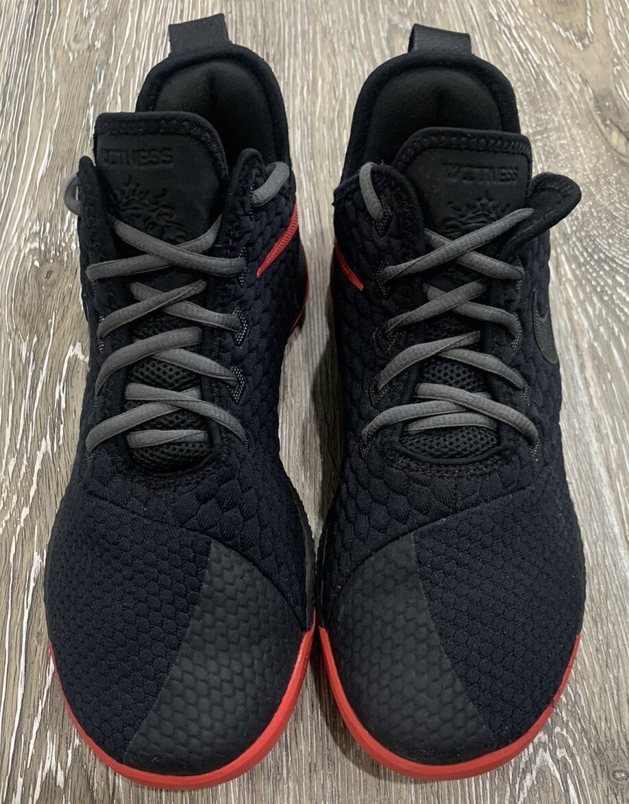 Nike LeBron Witness 3 Mens Black Red Basketball Shoes… - Gem