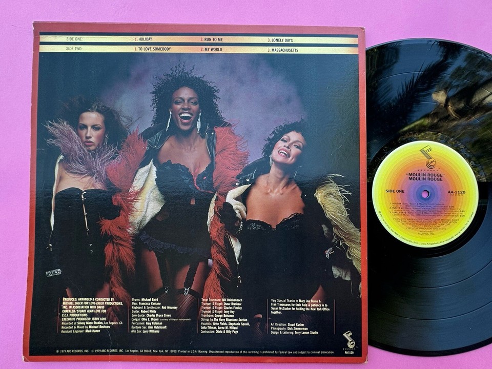 Moulin Rouge LP 1979 Vinyl, Tribute to the Bee Gees, Disco, PROMO COPY ...