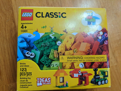 LEGO CLASSIC BUILDING SET #11001 AGE 4+ 123 PCS NEW SEALED BOX GREAT ...