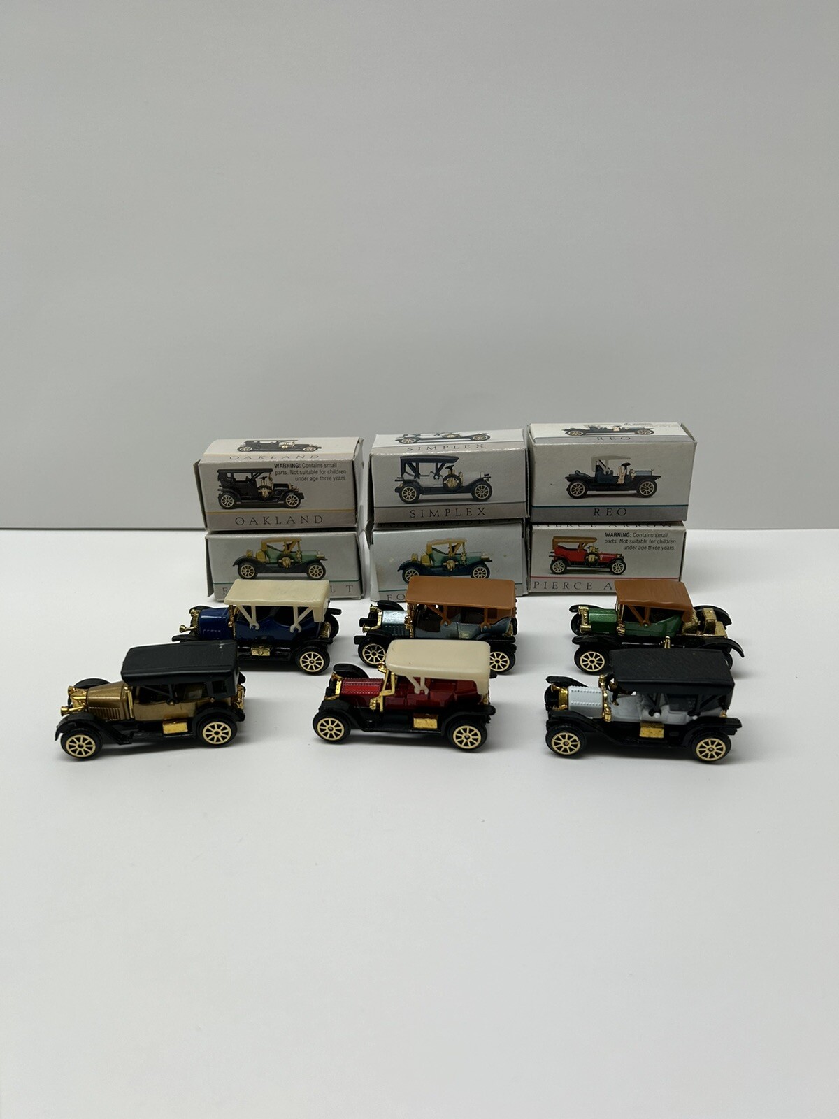 Toy Car Lot Oakland,Pierce Arrow,Simplex,Reo, Ford Model T Set And 12 ...