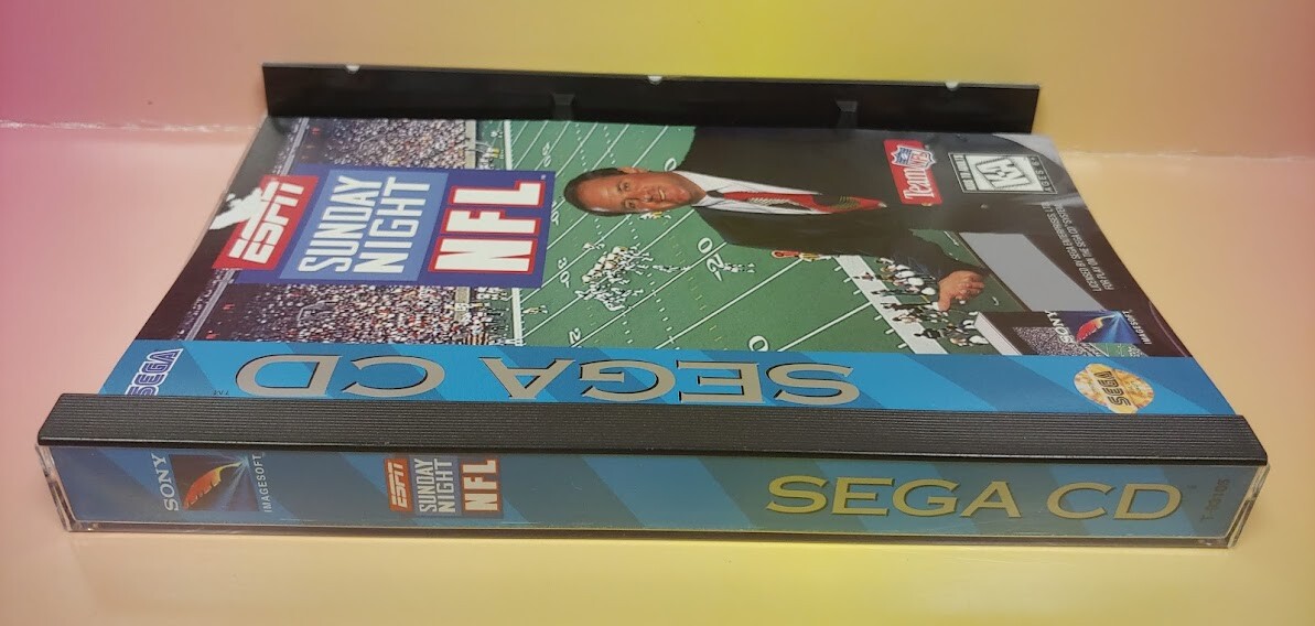ESPN Sunday Night NFL Football Rare Sega CD Game Working and Tested ...
