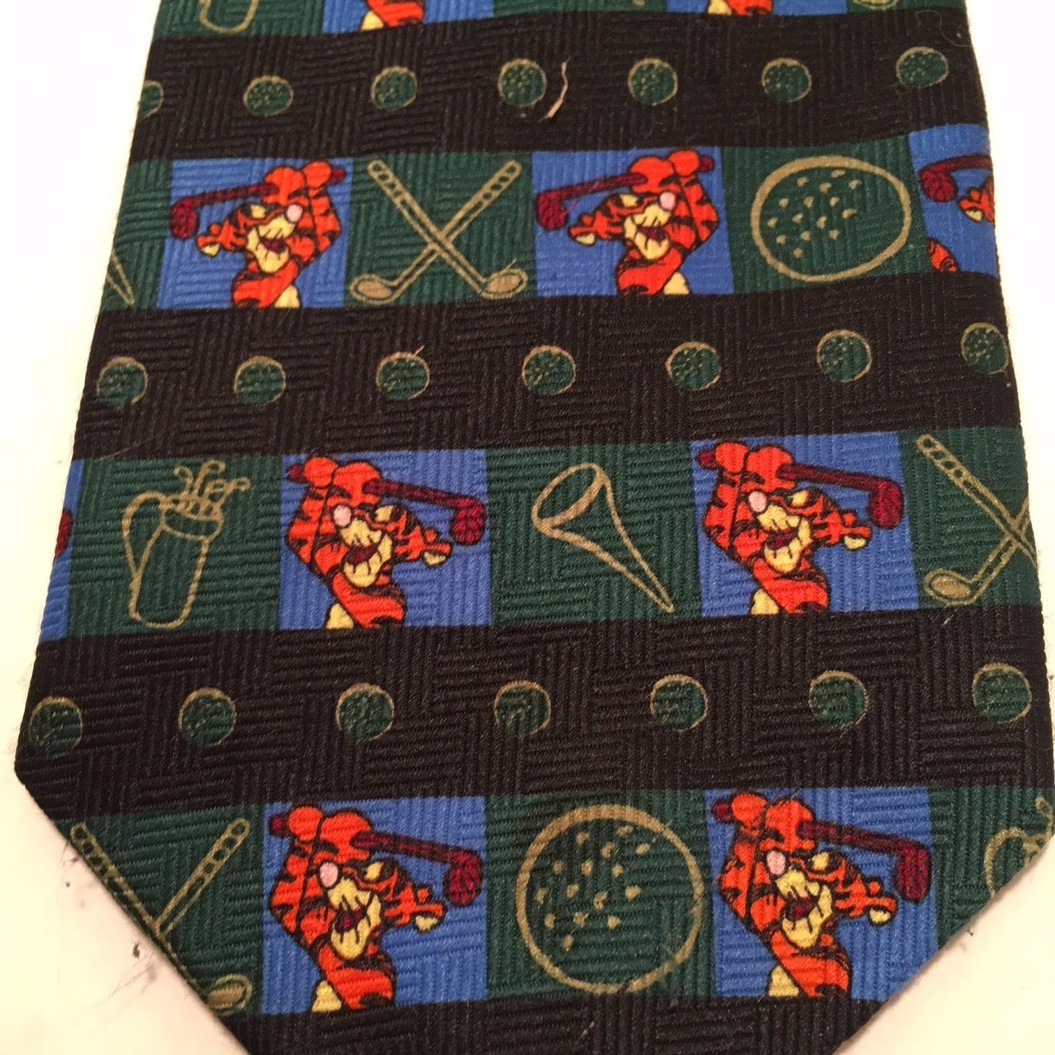 Tigger the Tiger Golf Tie Walt Disney Men's Necktie Tiger Winnie The ...