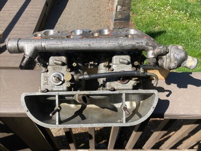 Weber 40 DCOE 27 with intake manifold and 105 lower airbox | Alfa Romeo ...