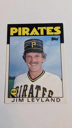 1986 Topps - #66T Jim Leyland - Pittsburgh Pirates | eBay