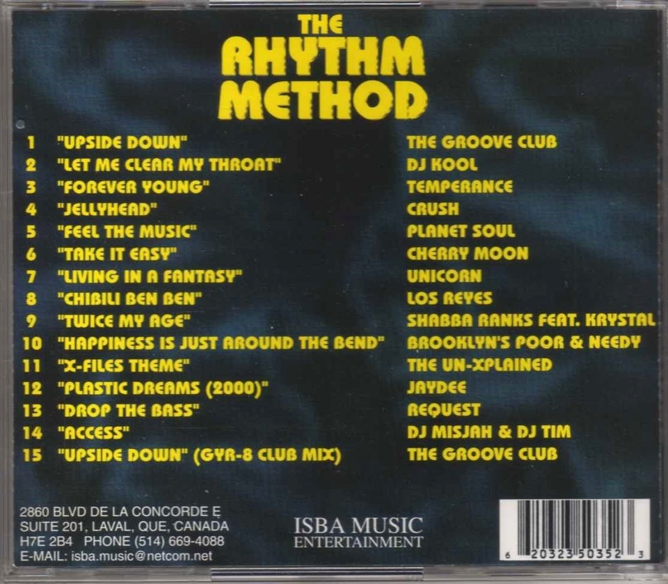 Compilation - The Rhythm Method - CD - 1996 - Dance House | eBay
