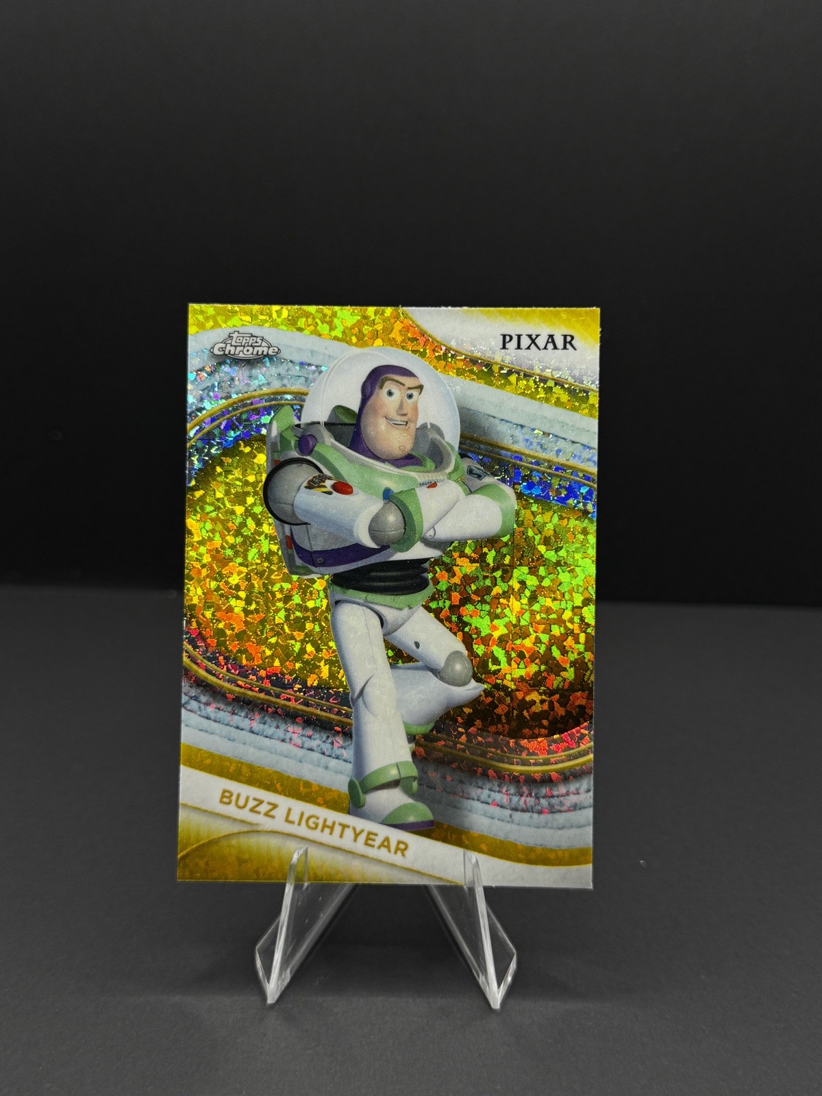 Buzz Lightyear 2025 Topps Chrome Disney #AIR-10 Air Disney Shadowbox ...