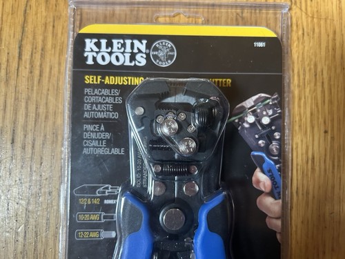 Klein Tools 8-1/4" Self Adjusting Wire Stripper Cutter for 10-20 AWG 12 ...
