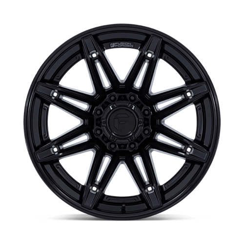 20x10 Fuel FC401 Brawl Matte Black W/ Gloss FORGED Wheels 8x6.5 (-18mm ...