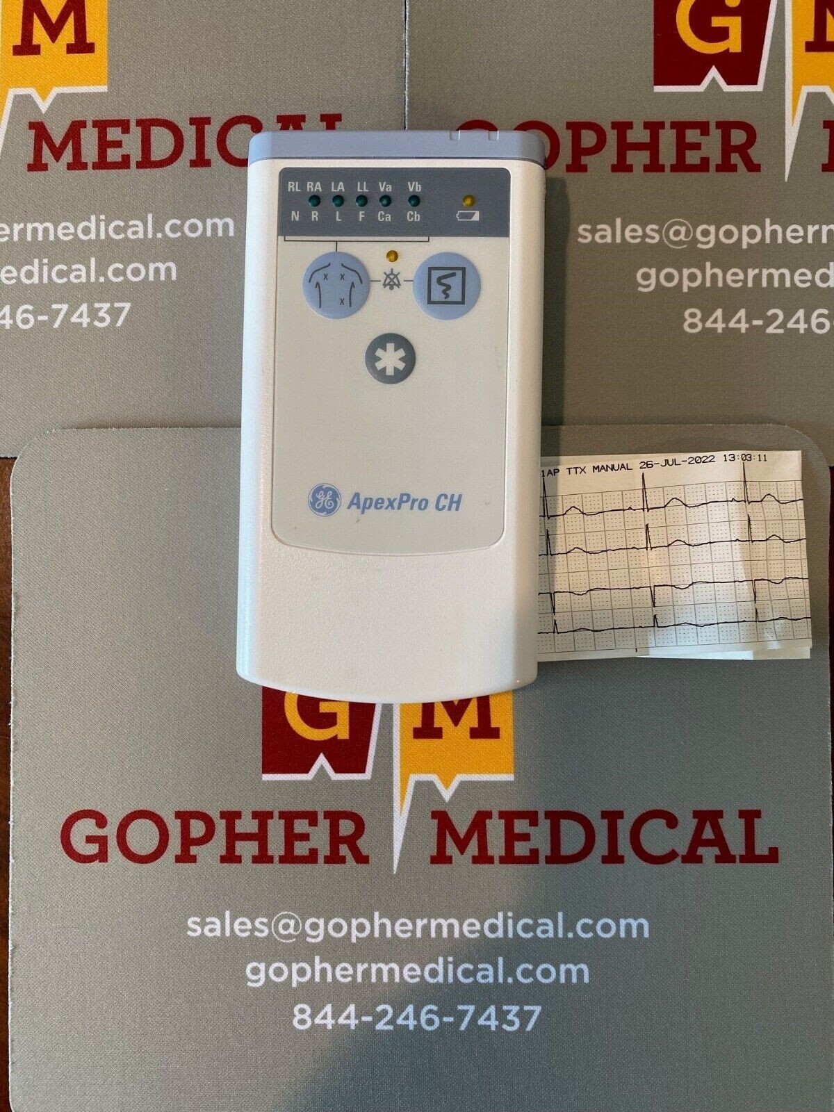 GE Apex PRO CH Transmitter Certified on Live Central Station w/ ECG ...