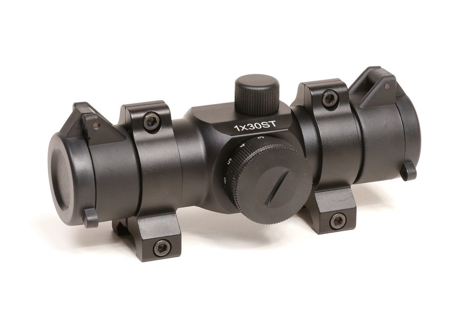 30mm Red Dot Sight Revolver Pistol Shotgun Rifle Scope w/ Vertical ...