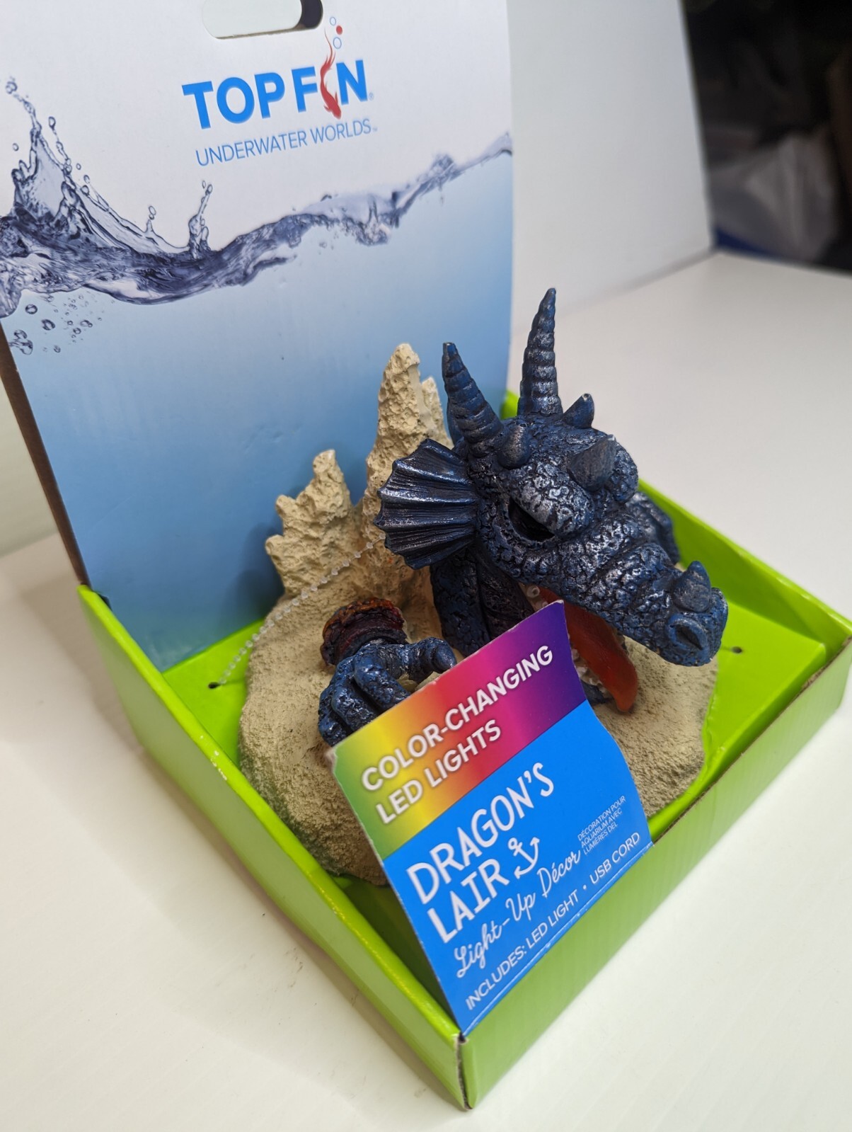 Top Fin Underwater Worlds Color Changing Led Lights DRAGON's LAIR For ...