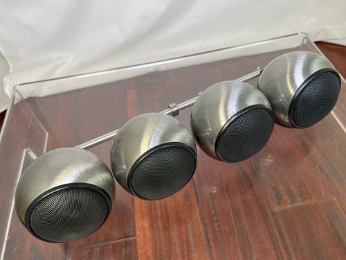 Vintage Orb Audio Mod Speaker - Hand Polished Steel 4 Orb Speakers | eBay