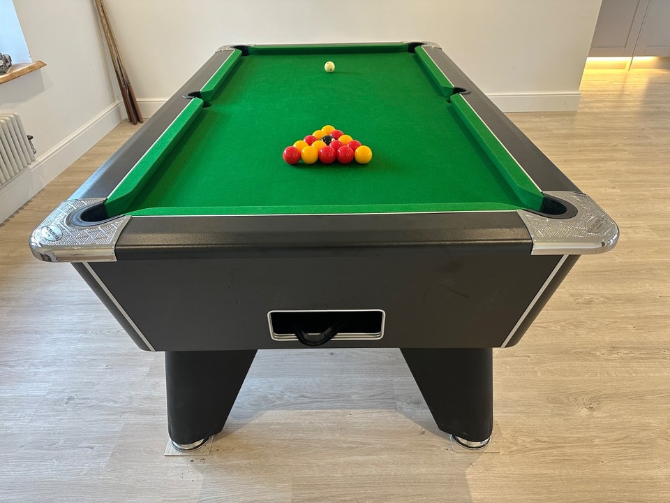 7ft Signature pool table with coin mechanism | eBay UK